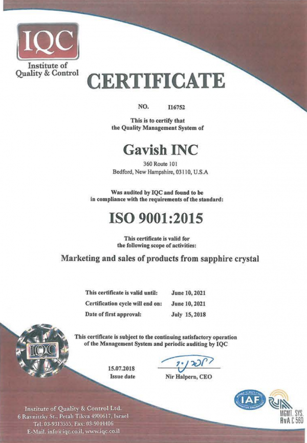 ISO USA – gavish